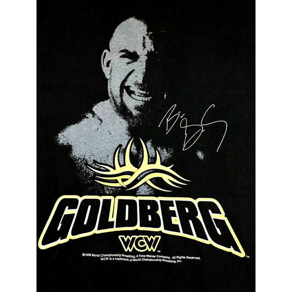 Vintage Goldberg Wcw Wrestling Shirt 1998 Xl All Spor… - Gem